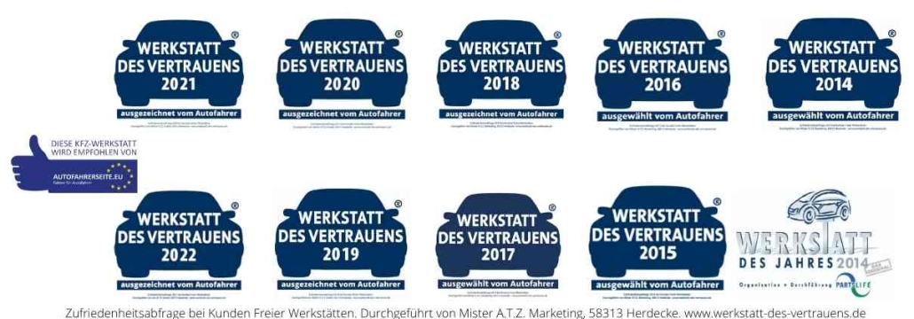 Auto Hirsch für VW, Audi, Seat, Škoda, Mercedes Benz, Smart